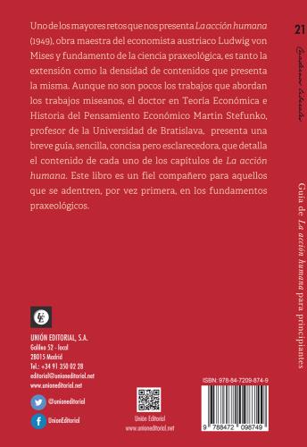 LA ACCION HUMANA - UNA GUIA PARA PRINCIPIANTES - STEFUNKO - SBS Librerías