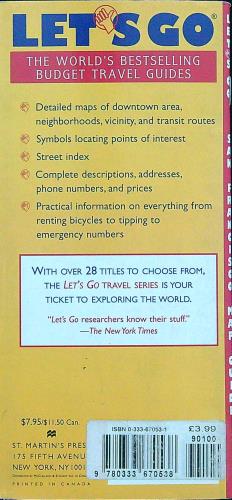 SAN FRANCISCO - LET'S GO MAP GUIDES - SBS Librerías