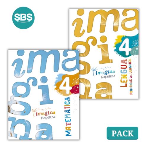 IMAGINA 4 - MATEMATICA + PRACTICAS DEL LENGUAJE - 2 LIBROS - SBS Librerías