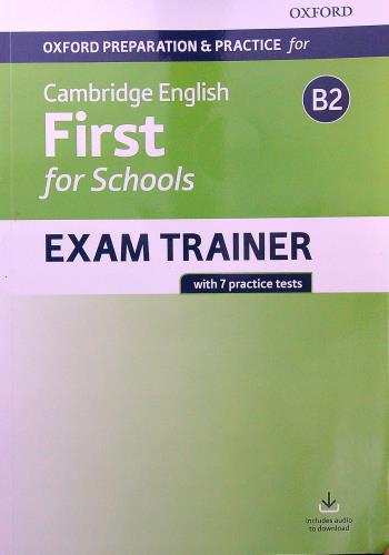 CAMBRIDGE ENGLISH FIRST FOR SCHOOLS EXAM TRAINER - STUDENT'S - SBS ...