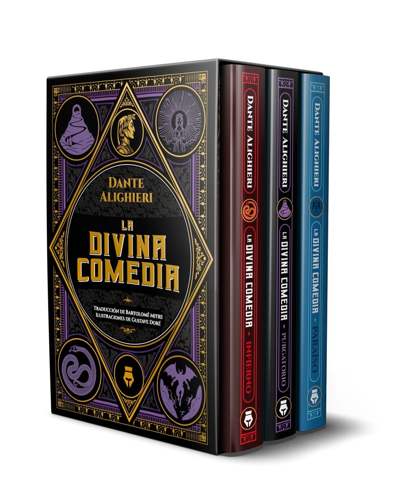 LA DIVINA COMEDIA - VERSO - 3 LIBROS - DANTE ALIGHIERI - SBS Librerías