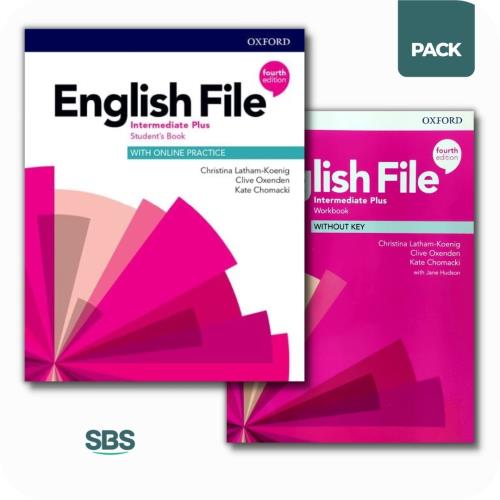 ENGLISH FILE INTERMEDIATE PLUS 4/ED - STUDENT'S BOOK + WORK - SBS Librerías