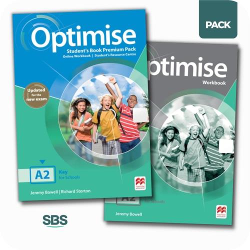 OPTIMISE A2 - STUDENT'S BOOK + WORKBOOK PACK - 2 LIBROS - SBS Libreria